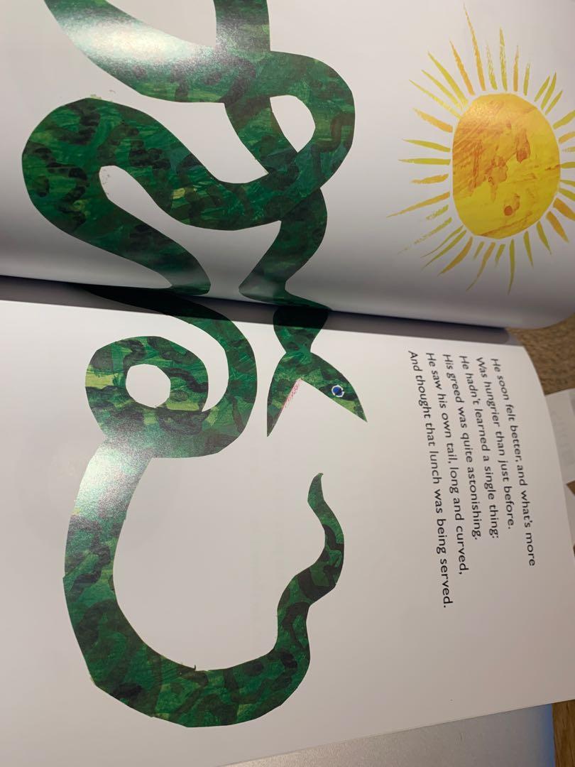 BN Eric Carle the greedy python paper book, Hobbies & Toys, Books ...