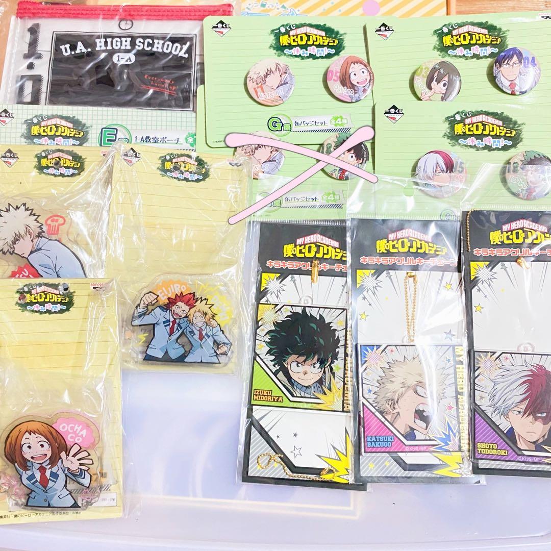 BOKU NO HERO ACADEMIA BNHA MERCH/ TODOROKI BAKUGOU MIDORIYA ETC ...