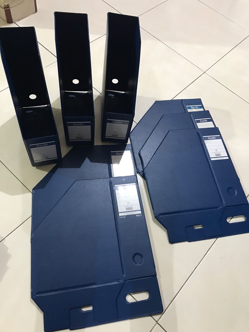 Box File BANTEX Jumbo 4011-01 Folio 100mm Blue, Buku & Alat Tulis, Alat ...