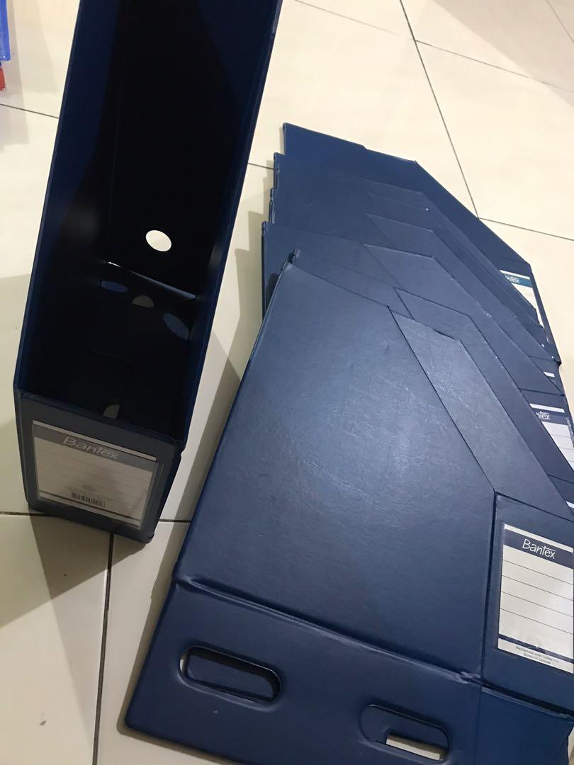 Box File BANTEX Jumbo 4011-01 Folio 100mm Blue, Buku & Alat Tulis, Alat ...