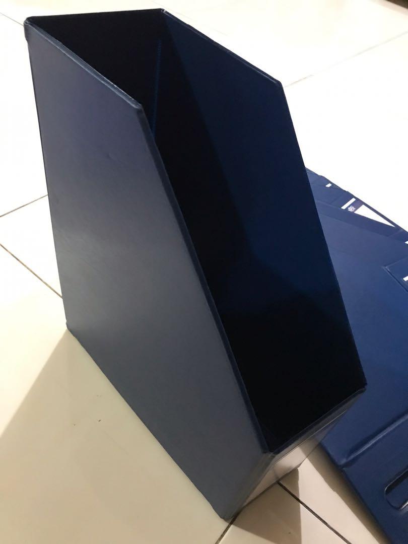 Box File BANTEX Jumbo 4011-01 Folio 100mm Blue, Buku & Alat Tulis, Alat ...