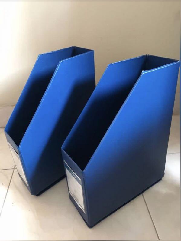 Box File BANTEX Jumbo 4011-01 Folio 100mm Blue, Buku & Alat Tulis, Alat ...