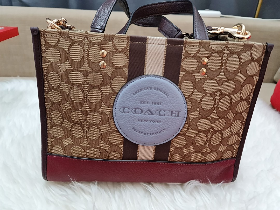 Coach Dempsey Bag with Sling, Luxury, Bags & Wallets on Carousell