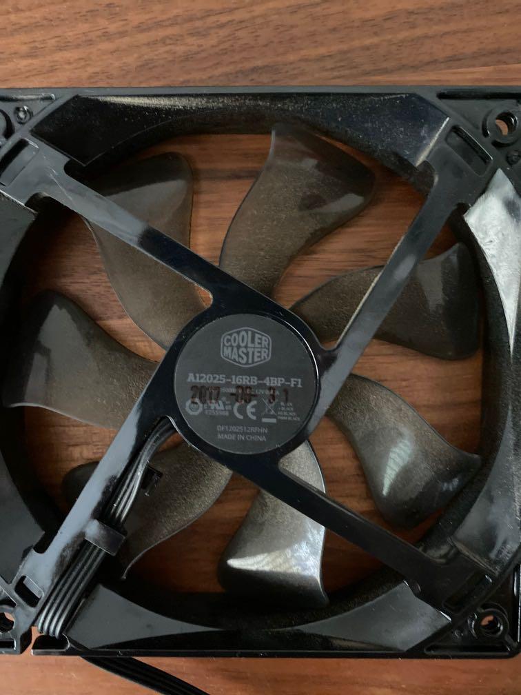 Cooler Master Fan red led, Computers & Tech, Parts & Accessories ...