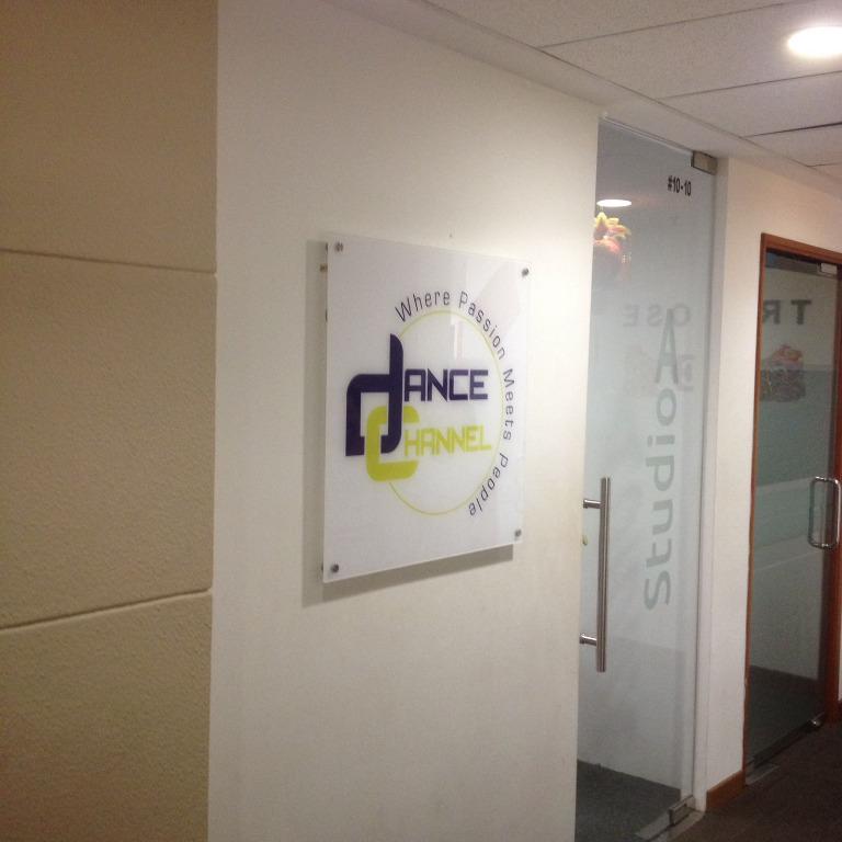 Custom Acrylic signage mounted with spacers | wall signage | company ...
