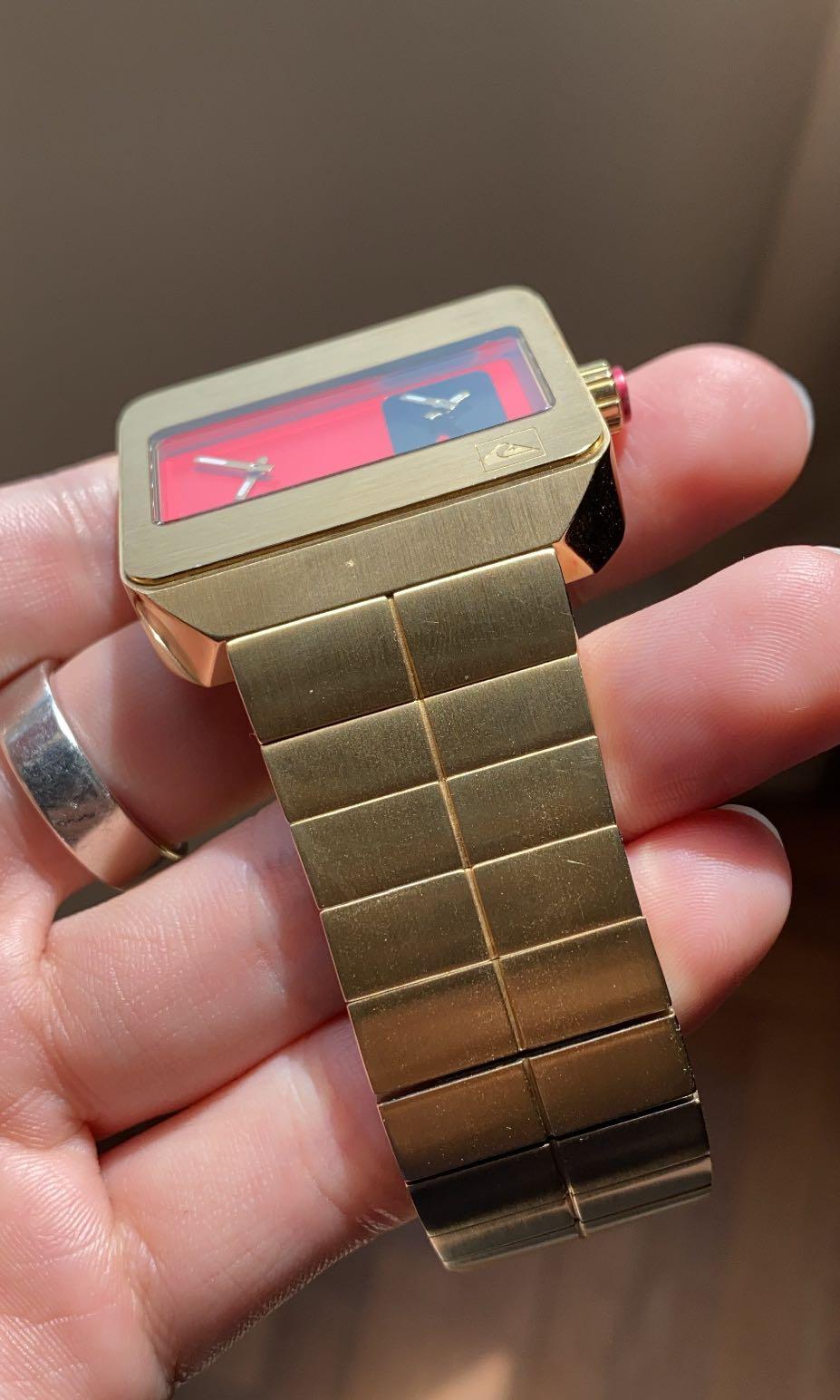 Rare Vintage gold watch (quicksilver), Men's Fashion, Watches ...