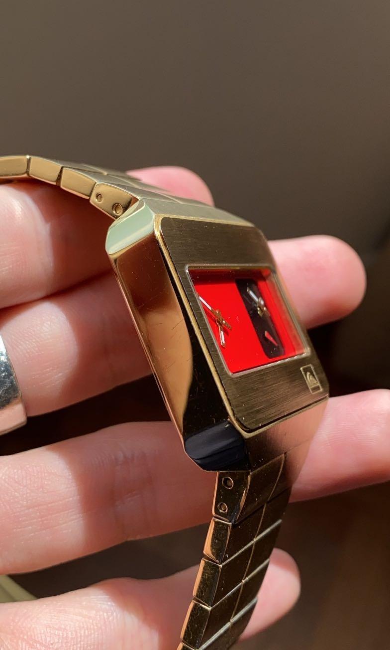 Rare Vintage gold watch (quicksilver), Men's Fashion, Watches ...
