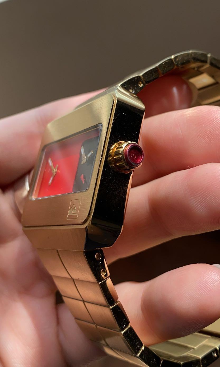 Rare Vintage gold watch (quicksilver), Men's Fashion, Watches ...