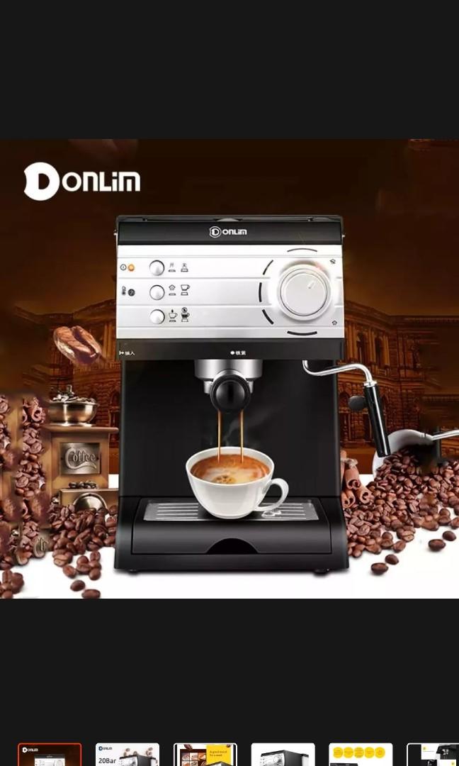 Donlim DL-KF6001 20 Bars coffee machine, TV & Home Appliances, Kitchen ...