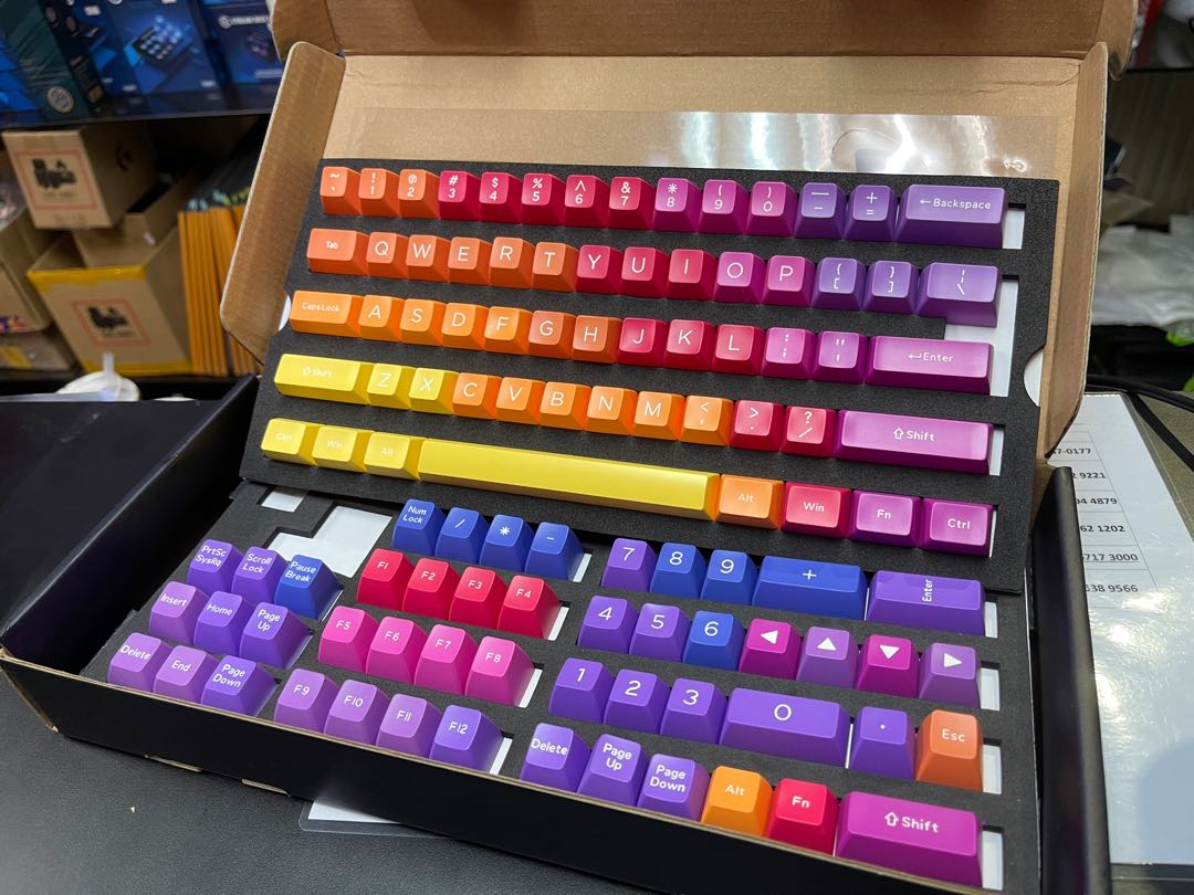 Ducky ABS Afterglow SA Profile Keycap Set, Computers & Tech, Parts & Accessories, Computer ...