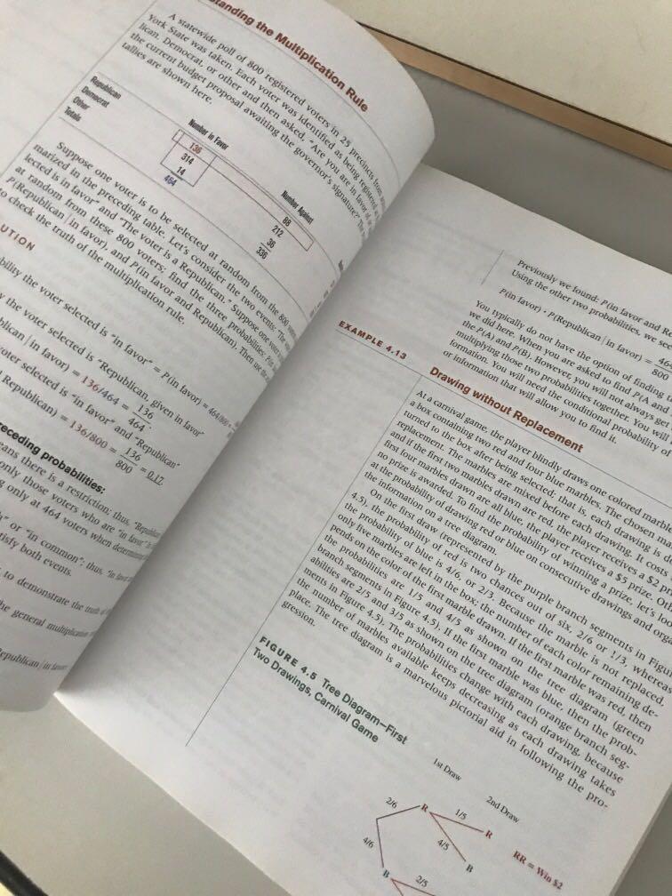 Elementary Statistics Textbook by Johnson & Kuby 10e, Hobbies & Toys ...