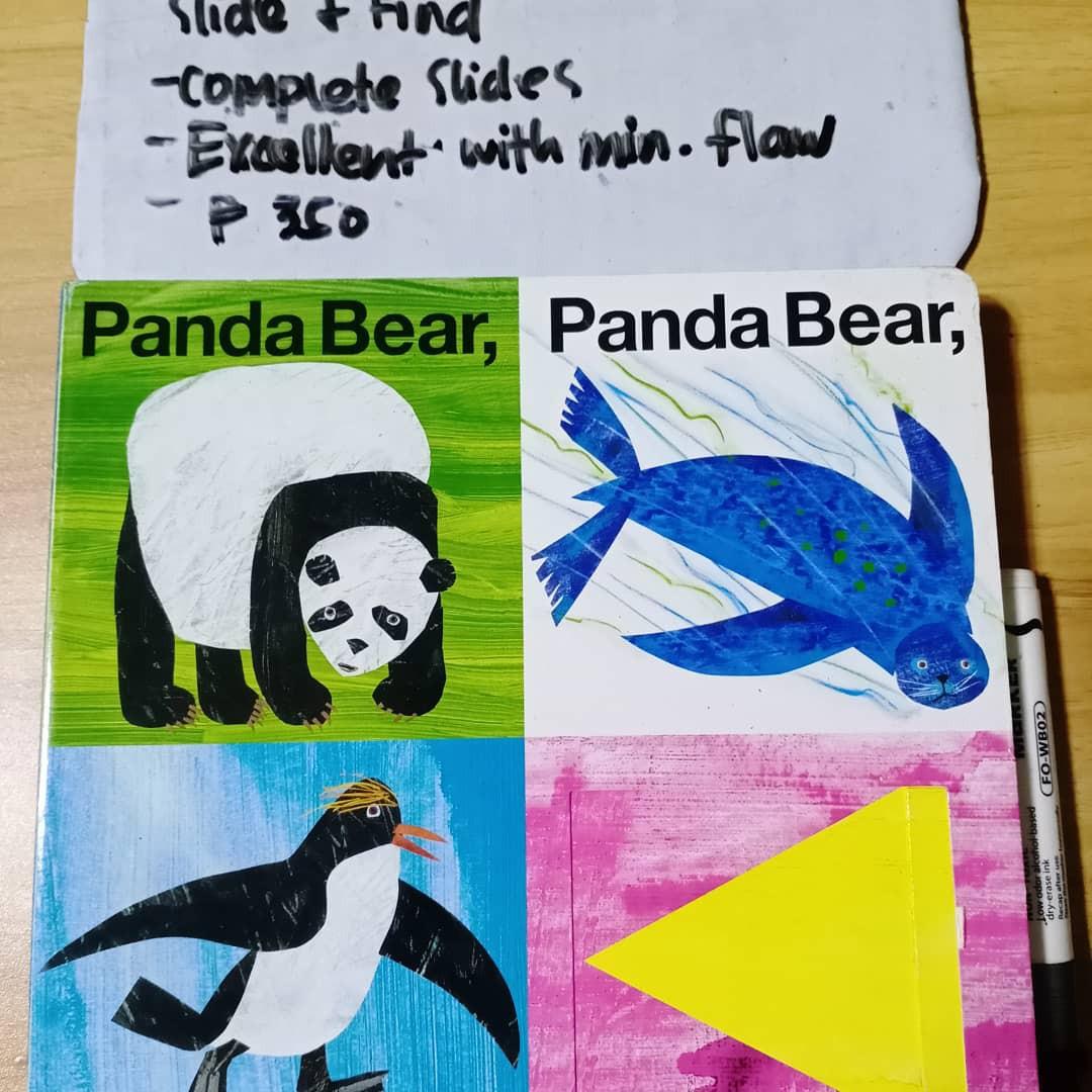 Eric Carle: Panda Bear,Panda Bear, What Do You See? Slide and Find Book ...