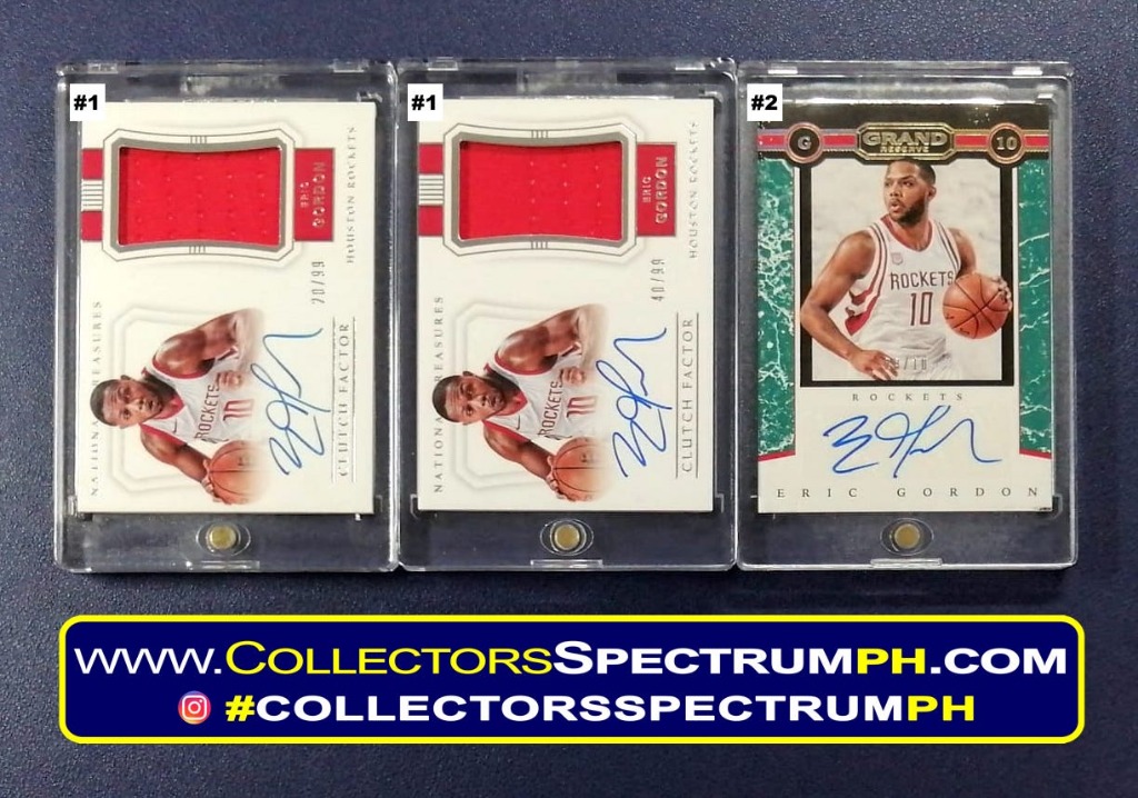 Eric Gordon Autograph and Patch NBA Cards w/ Free Mags, Hobbies & Toys ...