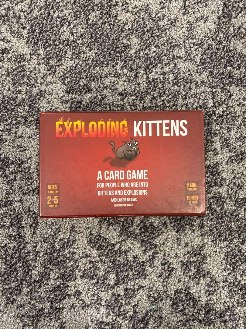 Exploding Kittens Board Game, Hobbies & Toys, Toys & Games on Carousell