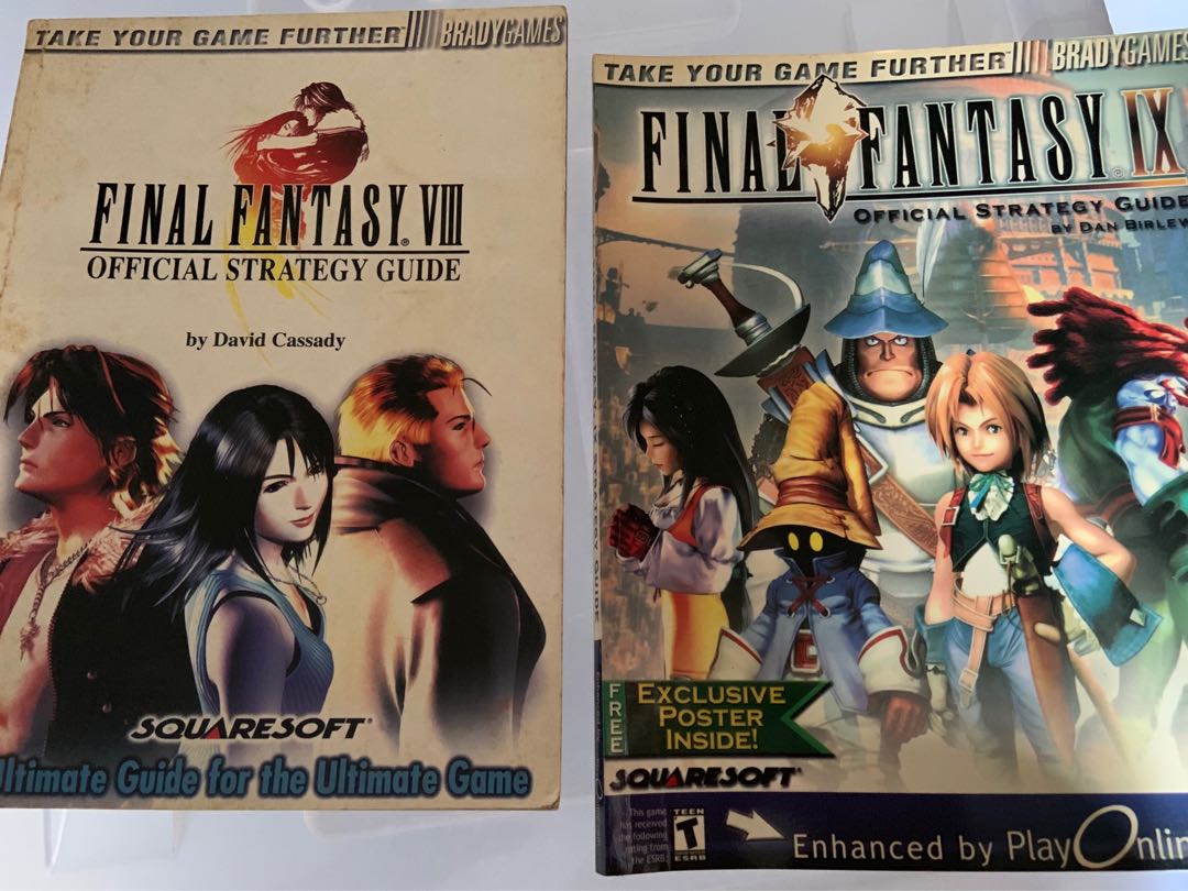 FINAL FANTASY 8+9 GUIDEBOOKS, Video Gaming, Gaming Accessories, Game ...