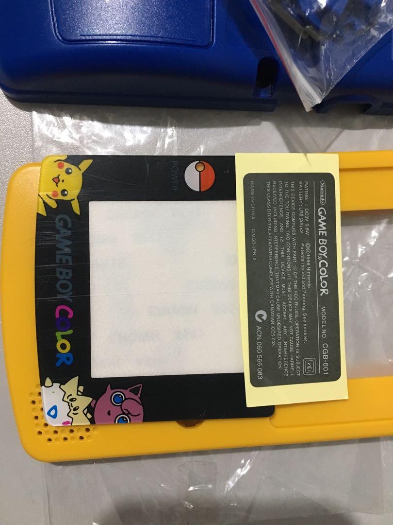 gameboy color replacement shell pokemon, Video Gaming, Gaming ...