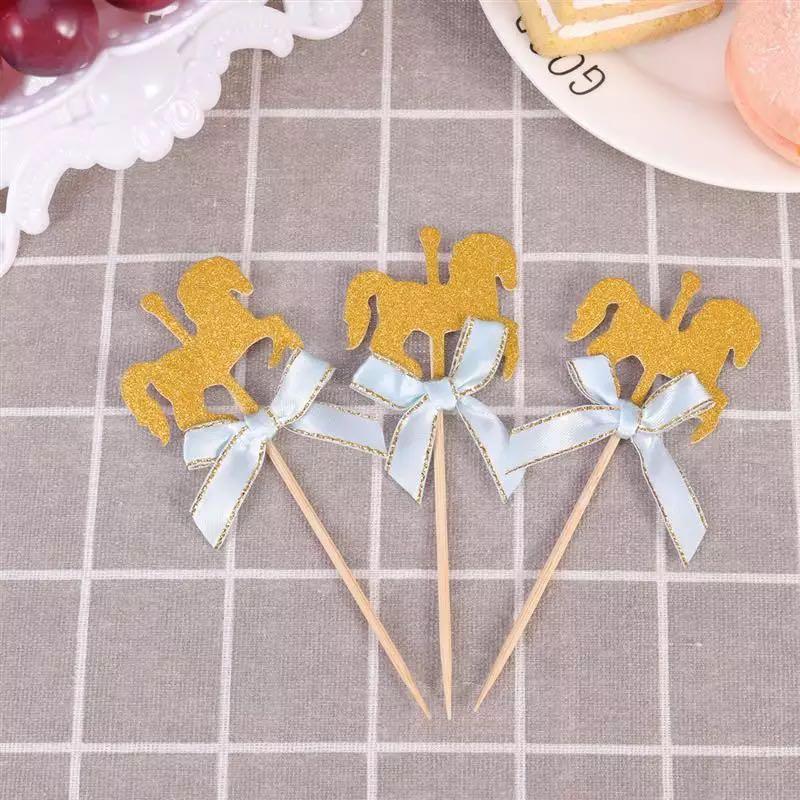 Generic cupcake dessert toppers - carousel unicorn toppers / DIY Crake ...