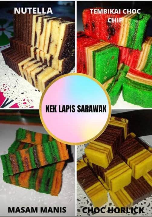 Hari Raya Kek Lapis Serawak, Food & Drinks, Homemade Bakes on Carousell