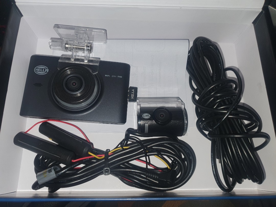 Hella DR760 2CH car camera, Car Accessories, Accessories on Carousell