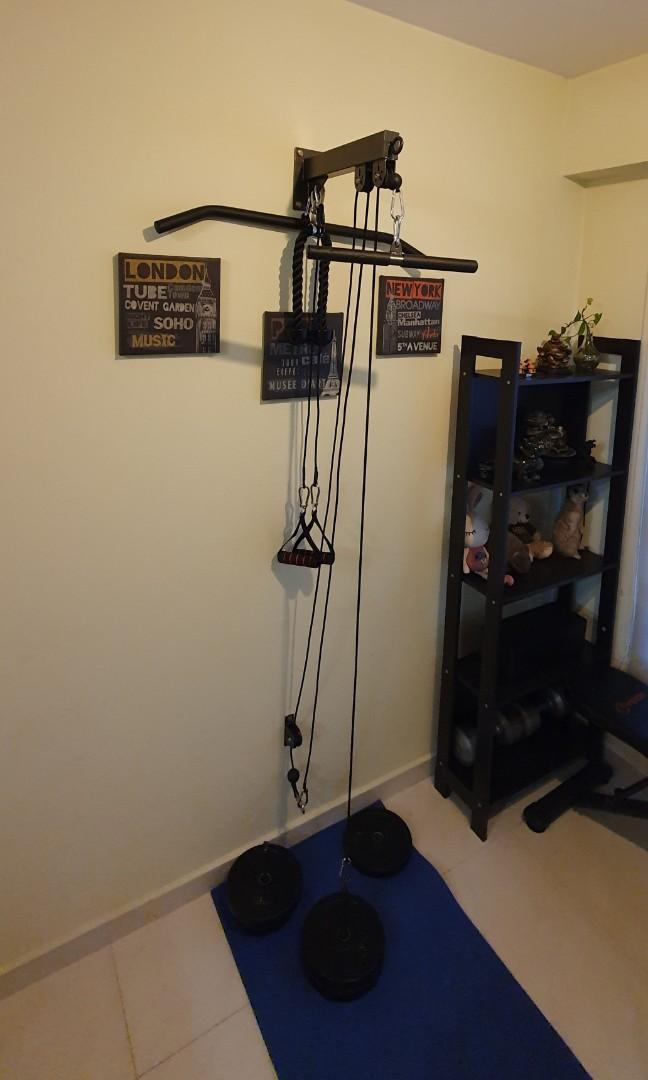 Home Cable Workout System, Sports Equipment, Exercise & Fitness, Cardio ...