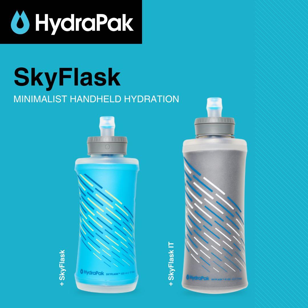 Hydrapak SkyFlask™ 500ml 摺疊運動型軟水樽, 興趣及遊戲, 旅行, 旅遊 - 旅行必需品及用品 - Carousell