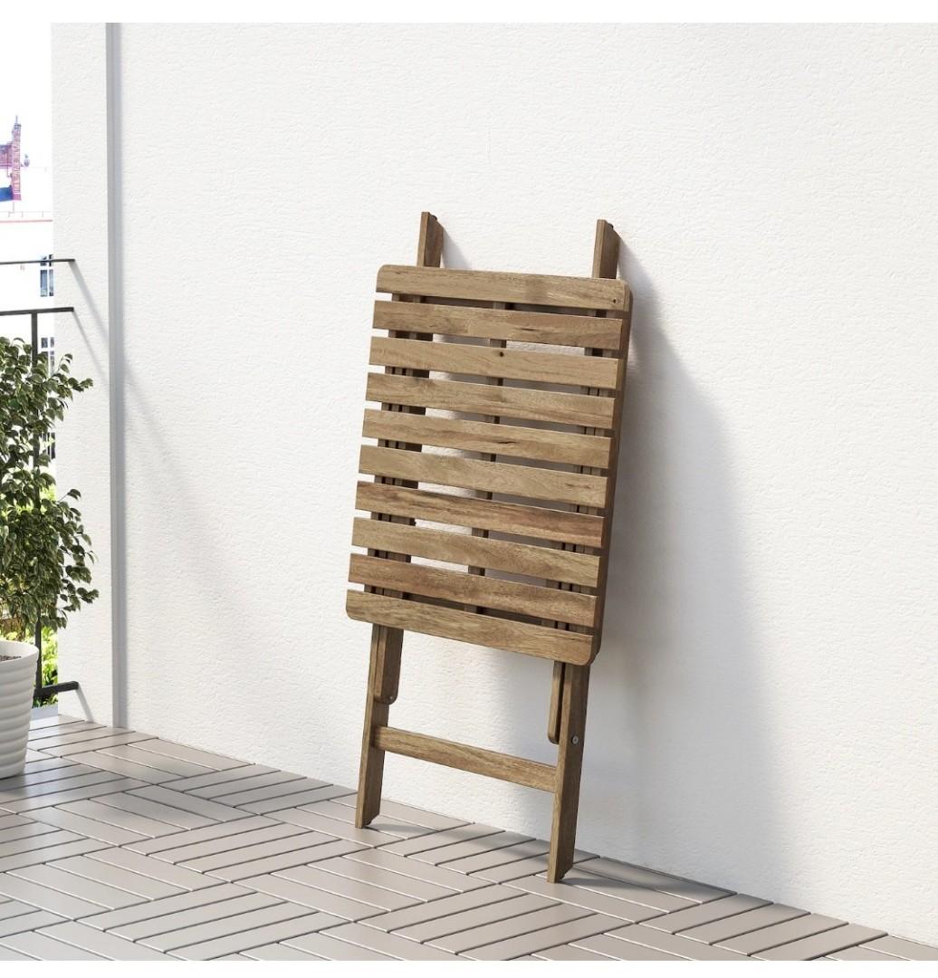 IKEA Askholmen outdoor table, Furniture, Tables & Chairs on Carousell