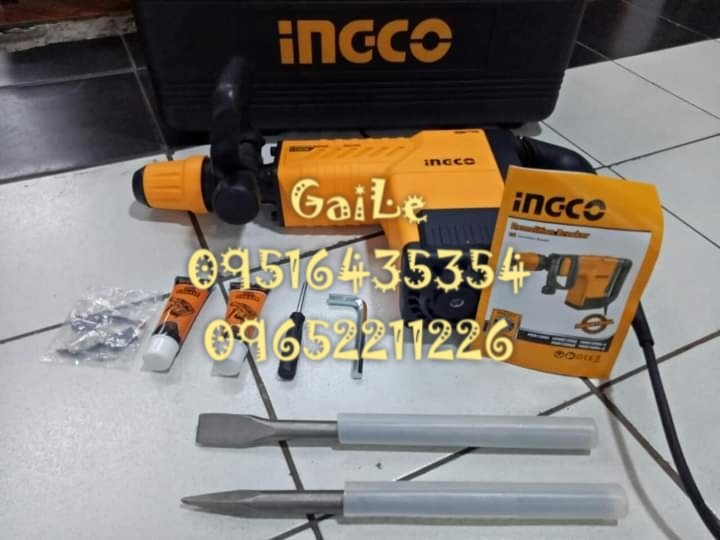 INGCO Industrial PDB15006 1500w Demolition Breaker / Jack Hammer with ...