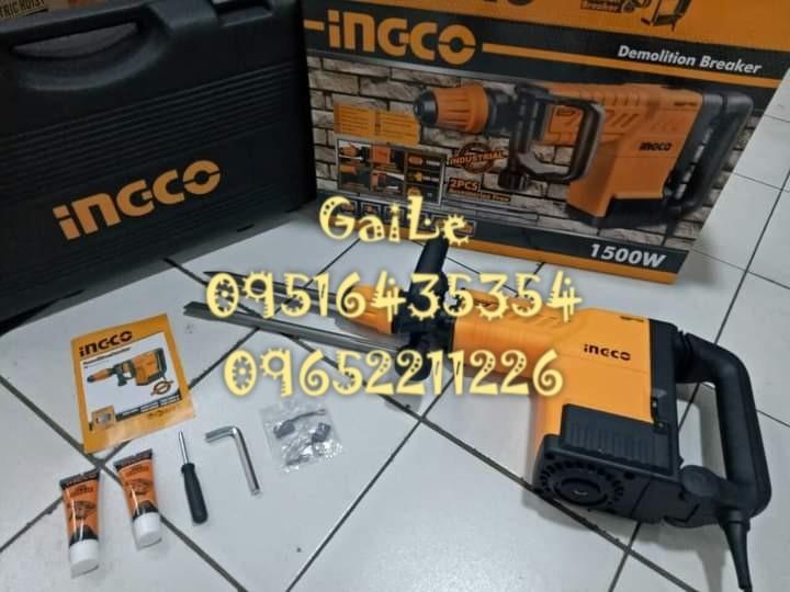 INGCO Industrial PDB15006 1500w Demolition Breaker / Jack Hammer with ...