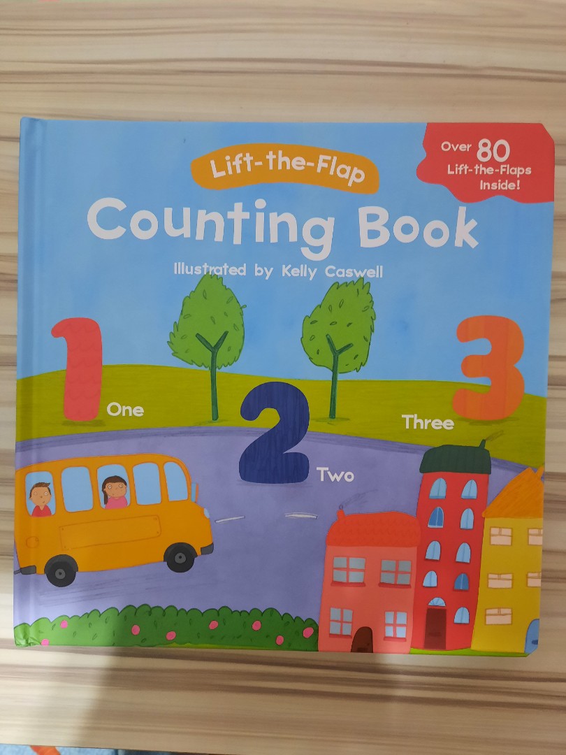 Lift-the-Flap Counting Book (Illustrated by Kelly Caswell), Hobbies ...
