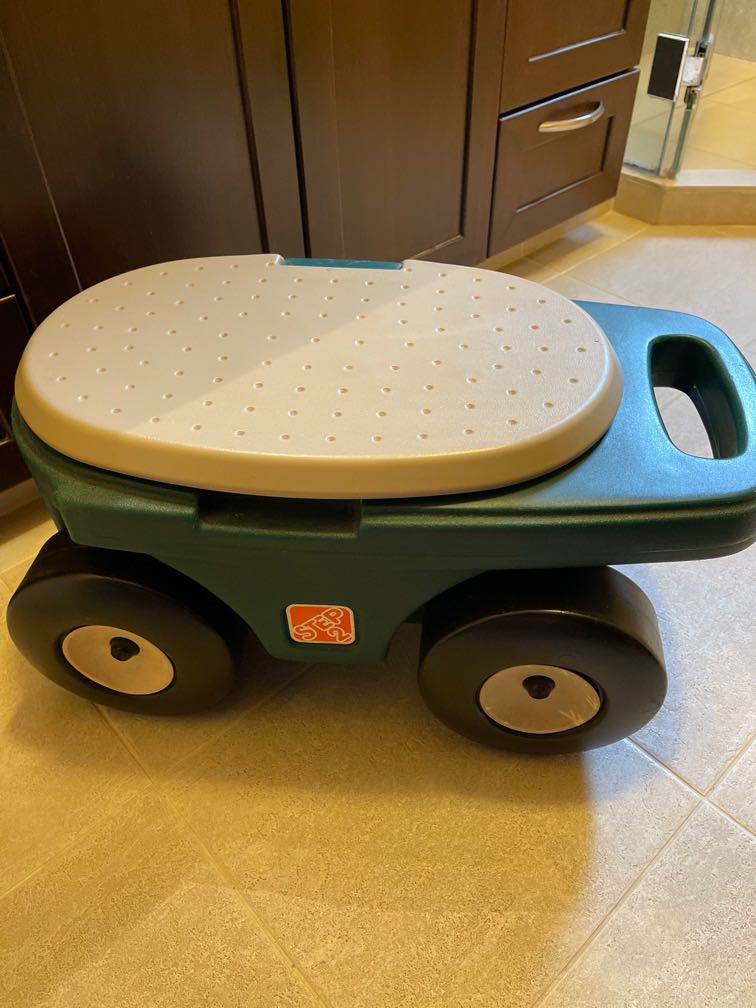 Little tikes step 2 gardening seat and storage, Furniture & Home Living ...