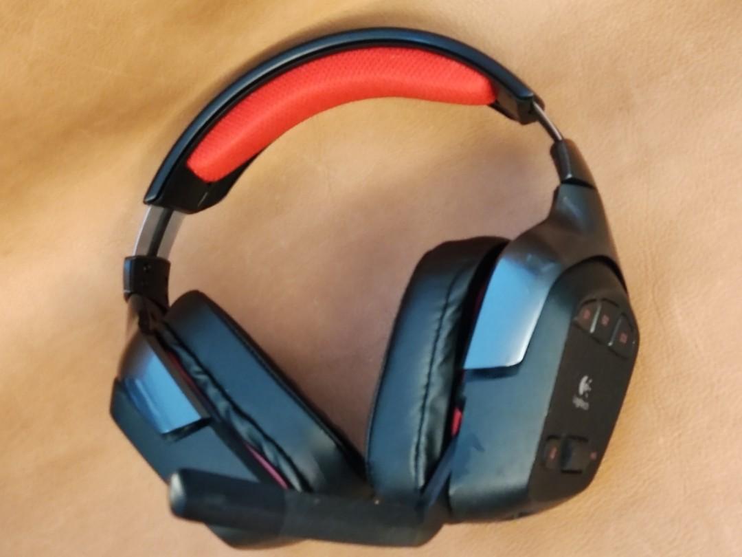 Logitech Wireless Gaming Headset with Noise-Cancelling Mic Microphone ...