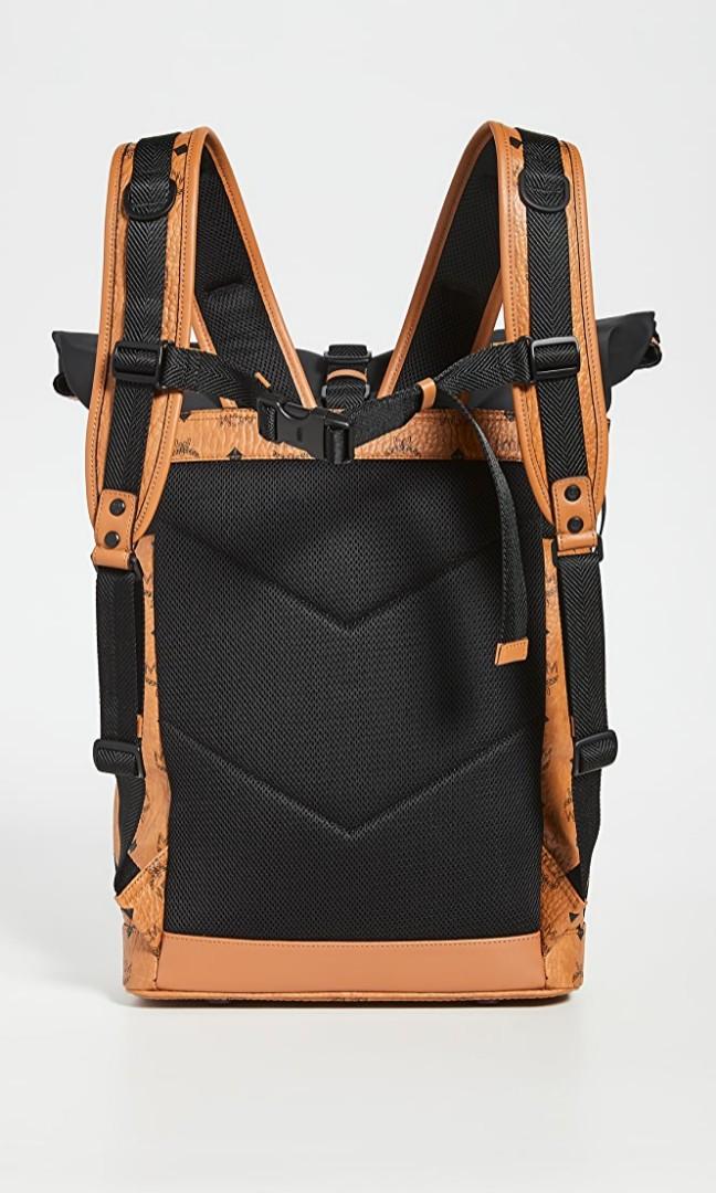 MCM 1976 Roll-Top Backpack, Cognac Visetos, Men's Fashion, Bags ...