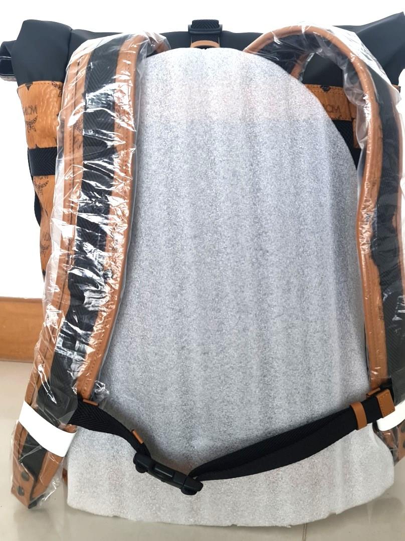 MCM 1976 Roll-Top Backpack, Cognac Visetos, Men's Fashion, Bags ...