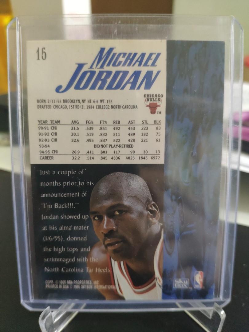 Michael Jordan Skybox NBA Cards for Sale, Hobbies & Toys, Toys & Games ...