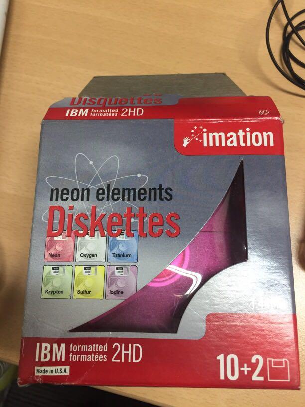 Neon Elements Diskette, Computers & Tech, Parts & Accessories, Hard ...