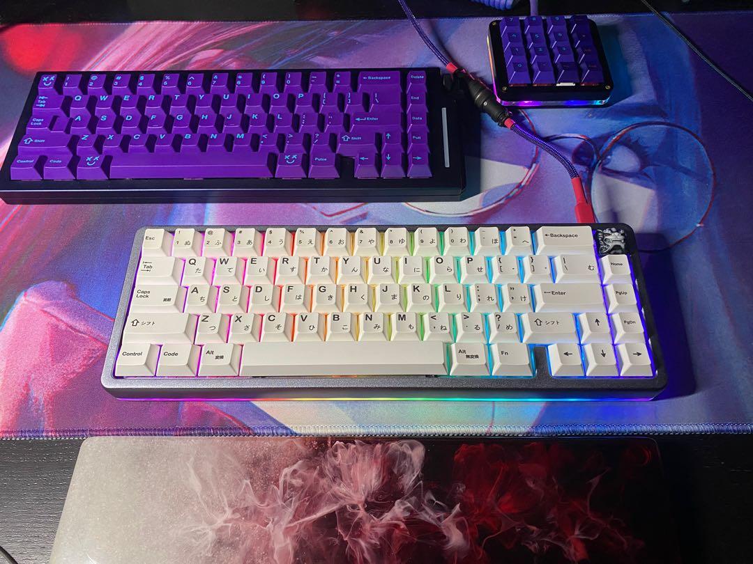 PBT JAPANESE DYE SUBBED KEYCAPS CUBISM FURO/SHIRO, Computers & Tech ...