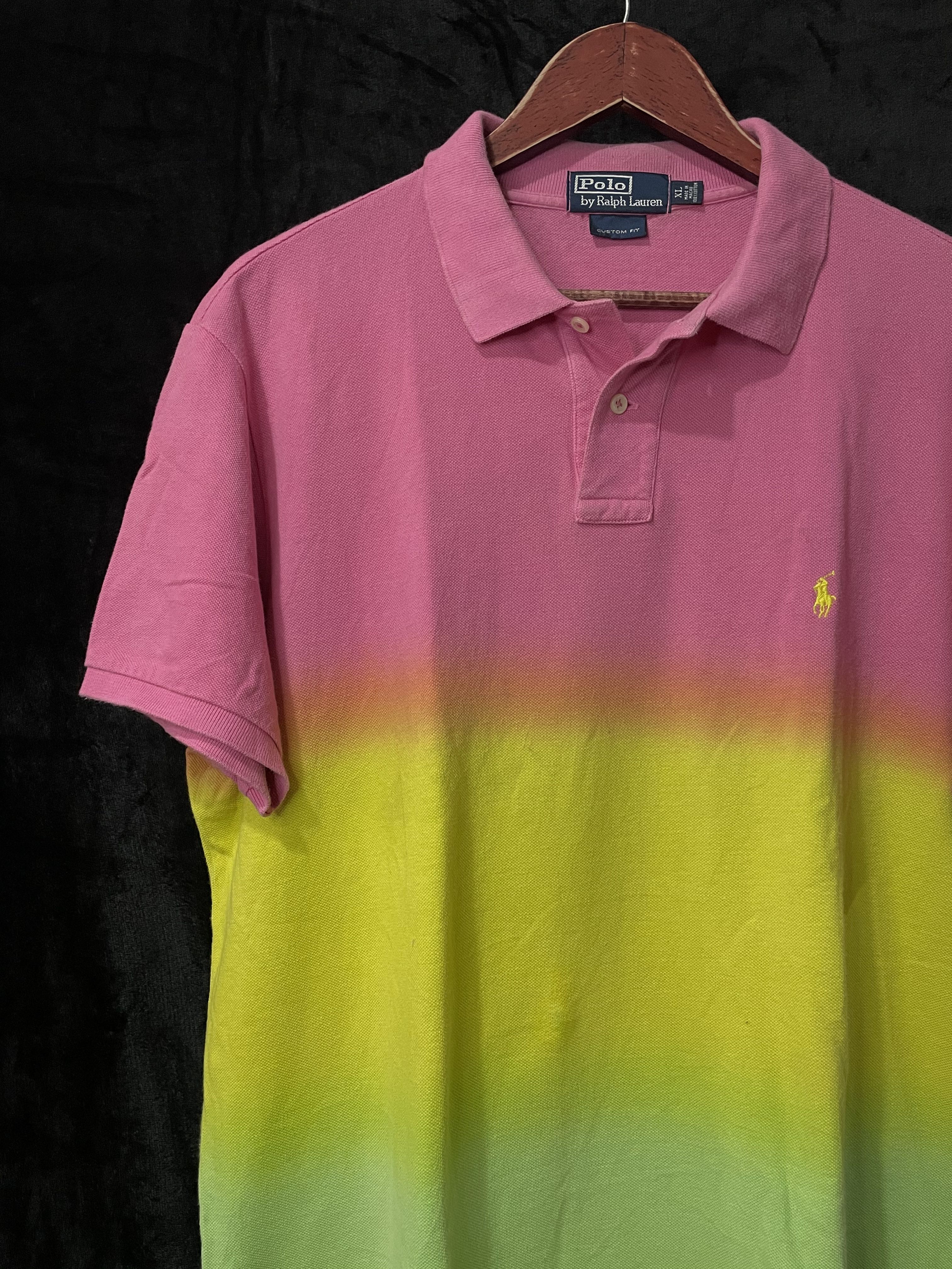 POLO RALPH LAUREN TRI-COLOR POLO SHIRT, Men's Fashion, Tops & Sets ...