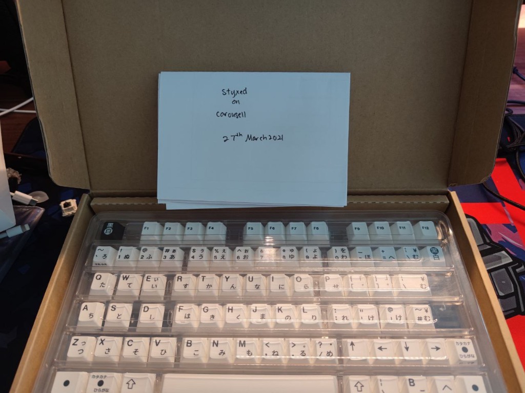[IN STOCK] R3 EPBT X GOK KURO/SHIRO PBT KEYCAPS SET, Computers & Tech ...