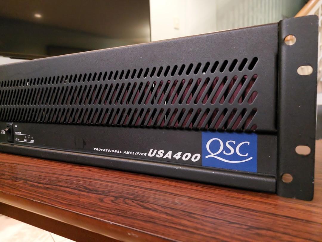 Qsc us400 power Amplifier, Audio, Other Audio Equipment on Carousell