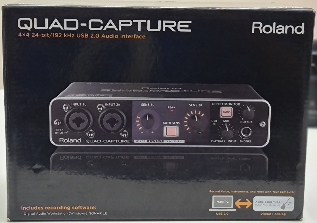 Roland Quad-Capture Audio Interface, Audio, Soundbars, Speakers ...