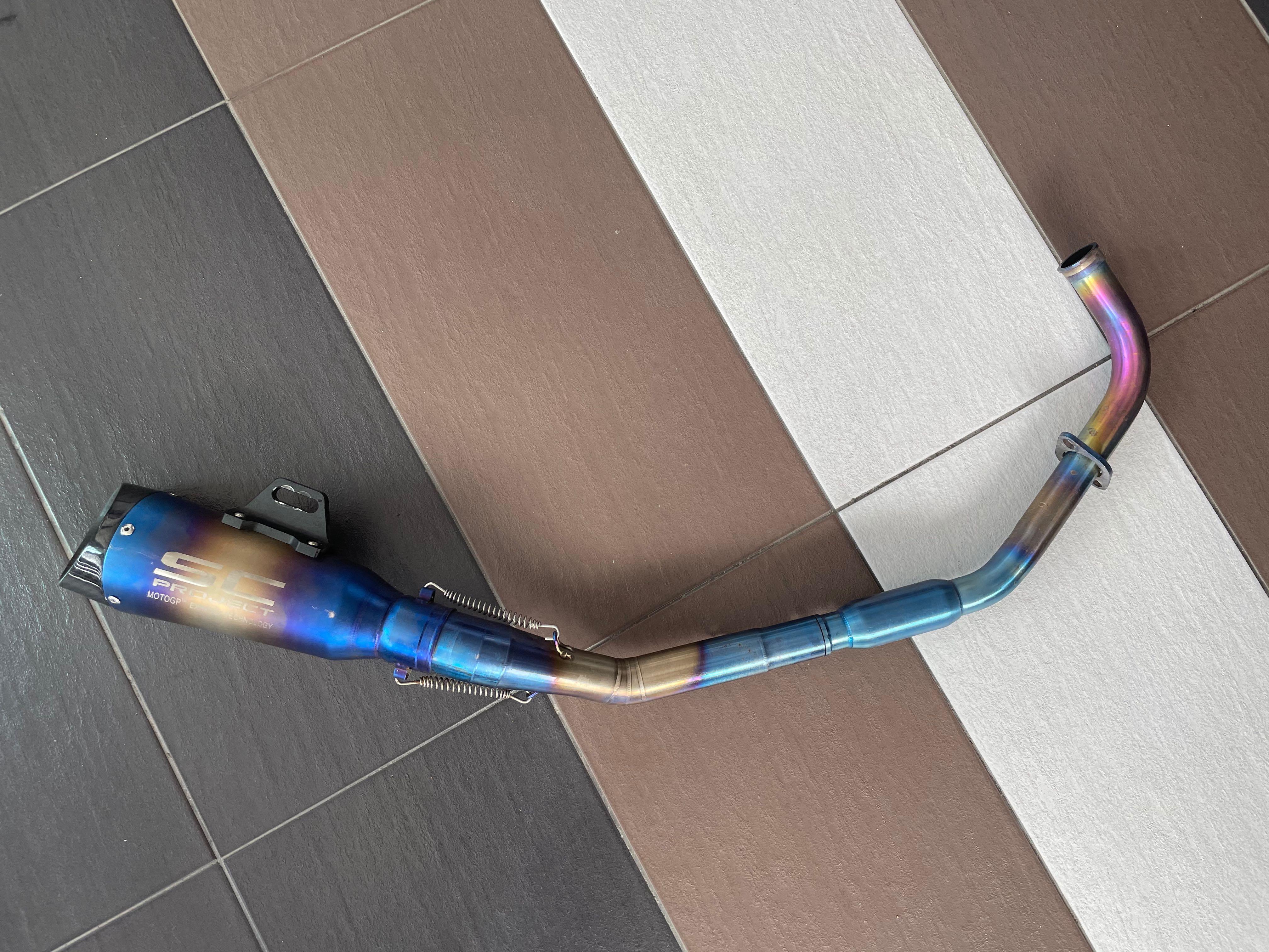 SC PROJECT EXHAUST Full set R15/MT15, Auto Accessories on Carousell