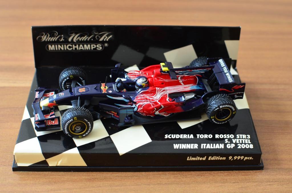 SEBASTIAN VETTEL F1 SCUDERIA TORO ROSSO STR3 WINNER ITALIAN GP 2008 ...