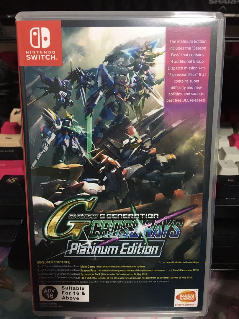 Switch SD Gundam G Generation Crossrays Platinum Edition, Video Gaming, Video Games, Nintendo on ...