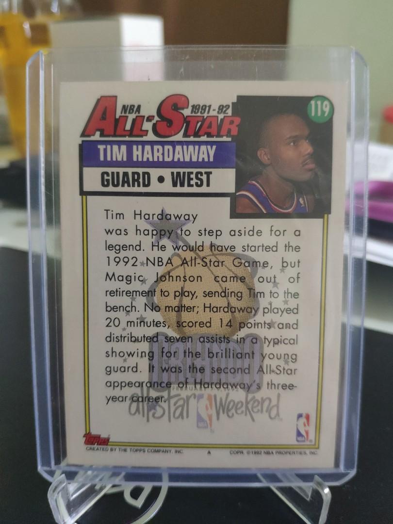 Tim Hardaway All-Star Insert Topps NBA Cards for Sale, Hobbies & Toys ...