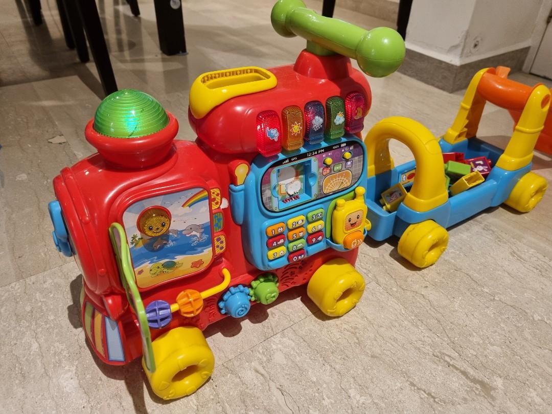 VTech Push & Ride Alphabet Train, Babies & Kids, Infant Playtime on ...