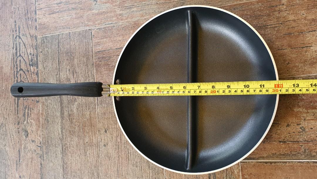 2 section frying pan 12" / 30cm, Furniture & Home Living, Kitchenware ...
