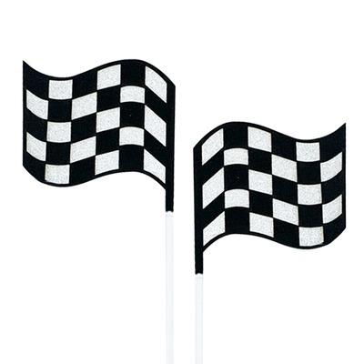 3 Types of F1 Flag / Cars Themed Fruit Toothpicks / Fruit Picks / Cake ...
