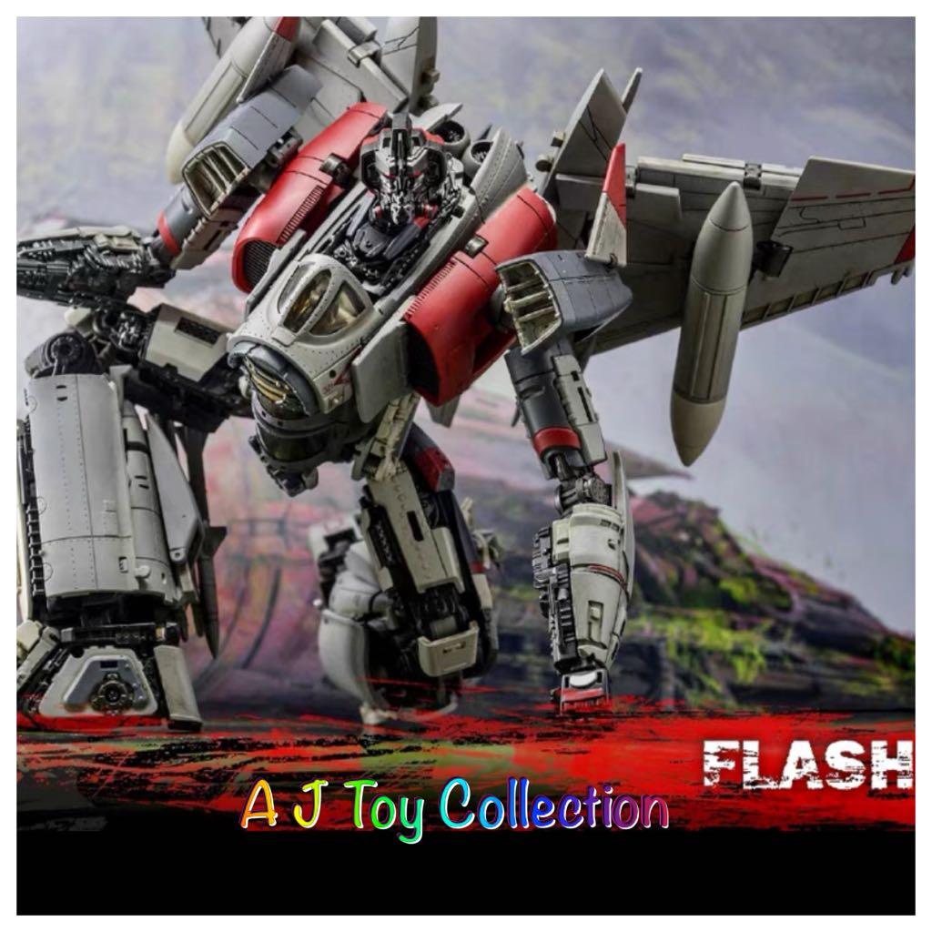 [ In Stock ] Transformers Zeta Toys ZV-02 ZV02 The Flash Blitzwing With ...