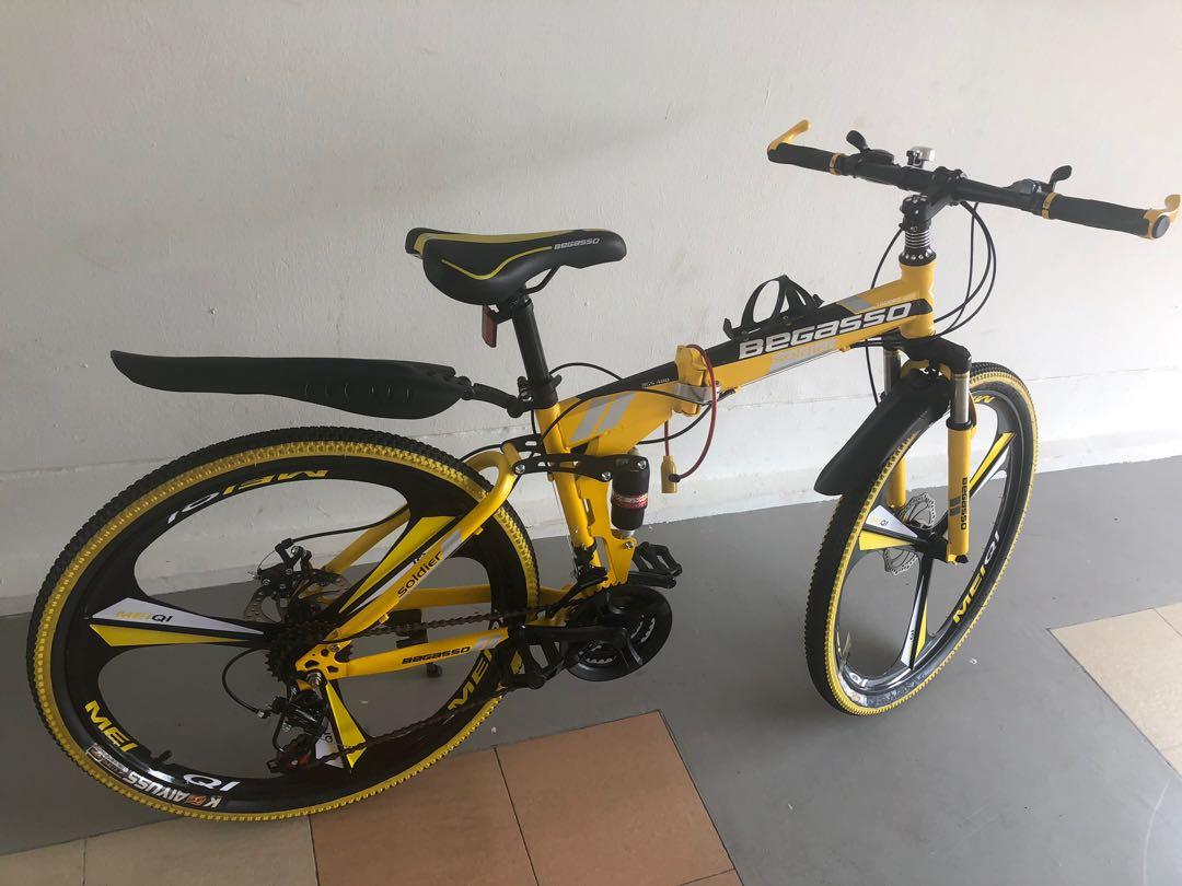 Begasso Foldable Mountain Bike, Sports Equipment, Bicycles & Parts ...