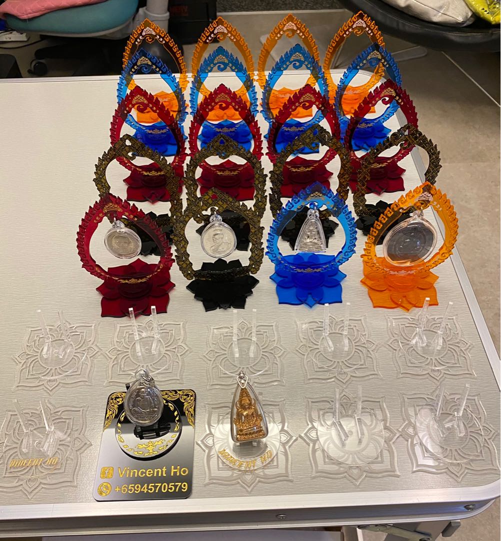 Brand New Amulet Stand,Acrylic Display Stand,Thai Casing Amulet,Holder ...